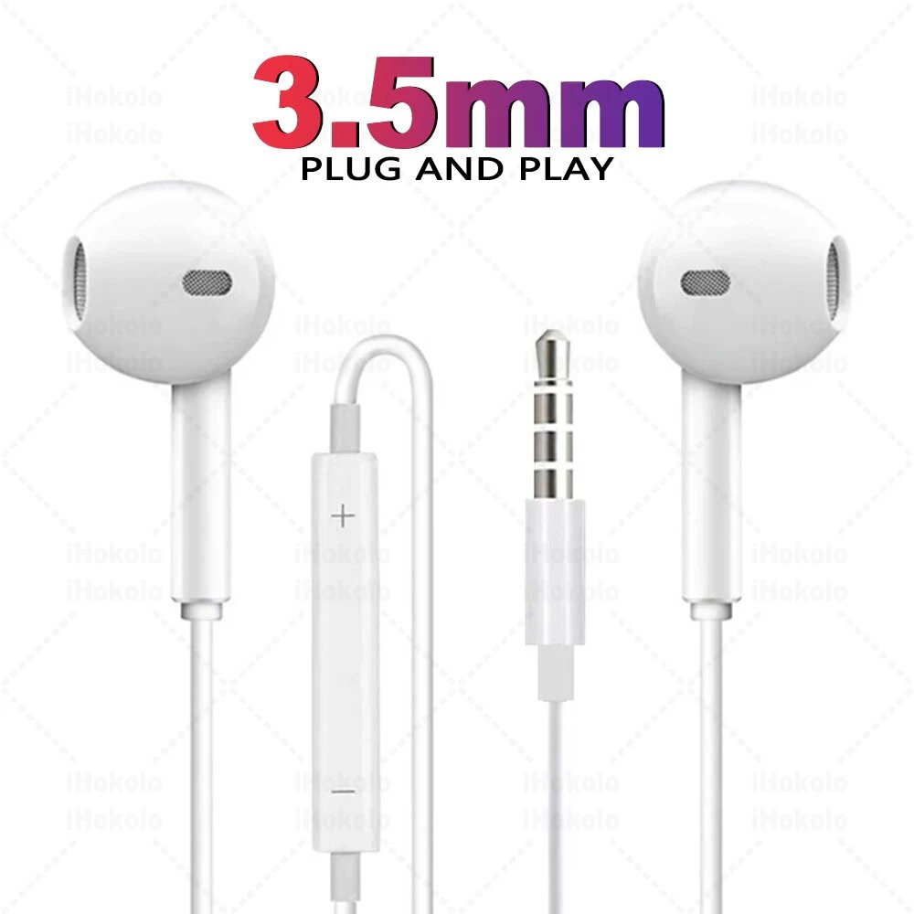 Проводные наушники iHokolo для iPhone 3.5mm Earphones