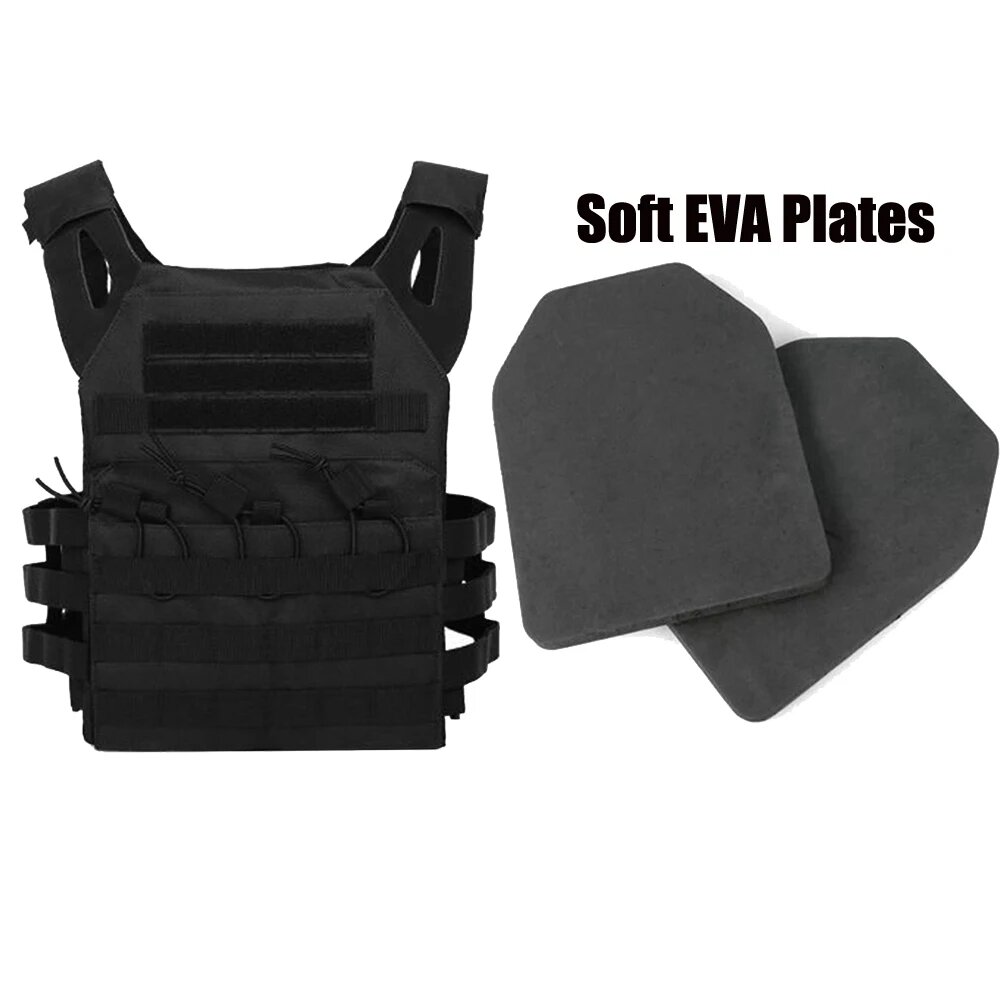 Тактический жилет 600D Oxford AF230510 Black-EVA Plates