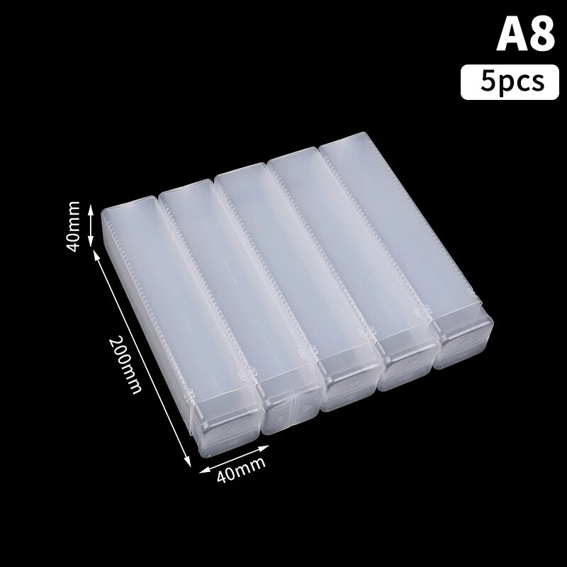 Пластиковые ящики для хранения 40x200x40 мм (5 шт)