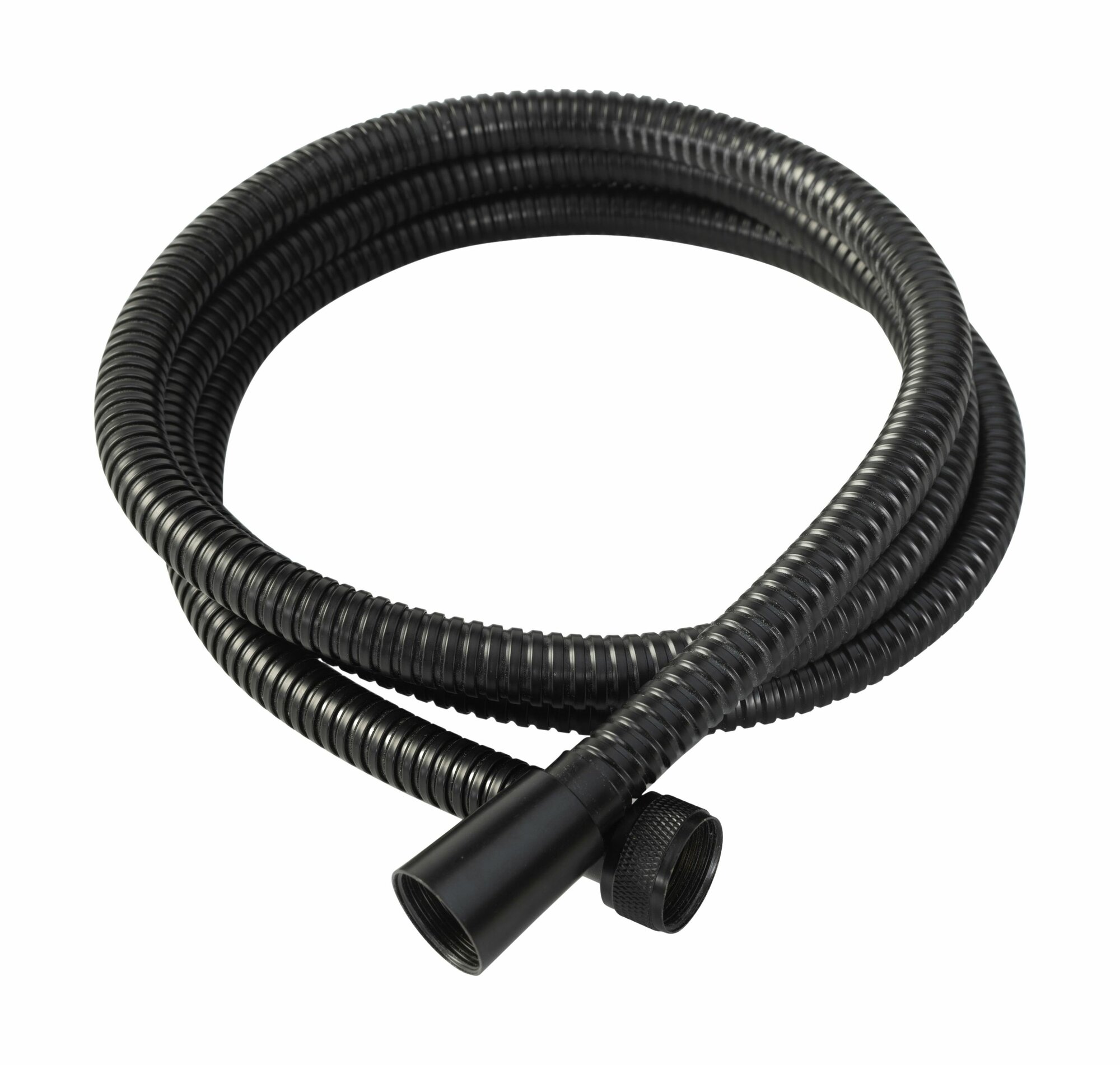 Шланг AQUA-RIVUS для душа нержавеющая сталь 175см, чёрный (матовый) anti-twist