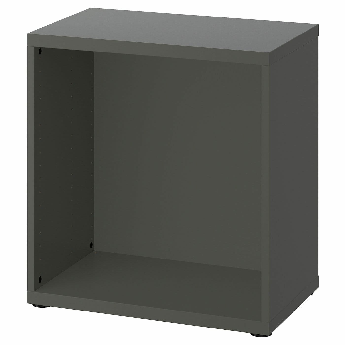 Полка IKEA BEST , темно-серый, 60x40x64 см 605.386.01