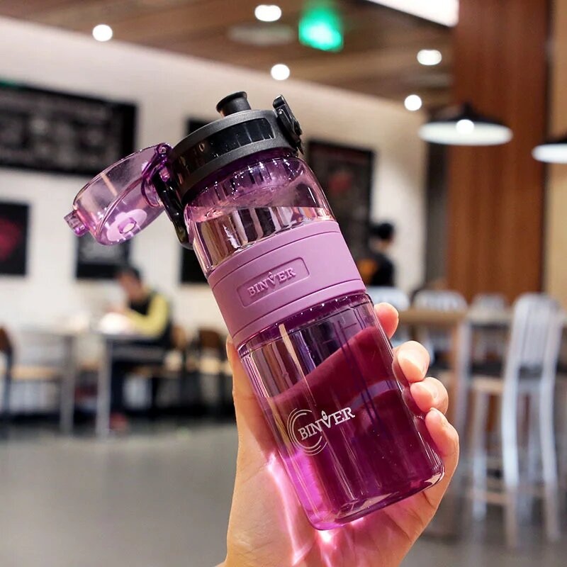 Пластиковая спортивная бутылка 0.5л Фиолетовый, PURPLE