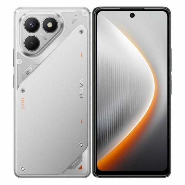 Смартфон Tecno POVA 7 Neo 8/128GB Silver