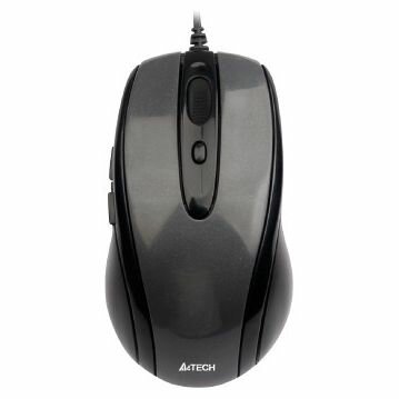 Мышь проводная A4Tech N-708X серый 1600 DPI