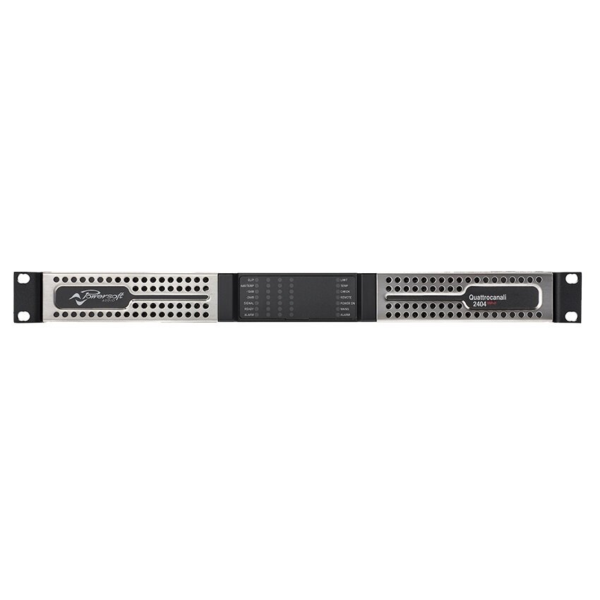 POWERSOFT Quattrocanali 2404 DSP+DANTE - четырехканальный усилитель мощности, 4 х 800 Вт на 2Ома, 4
