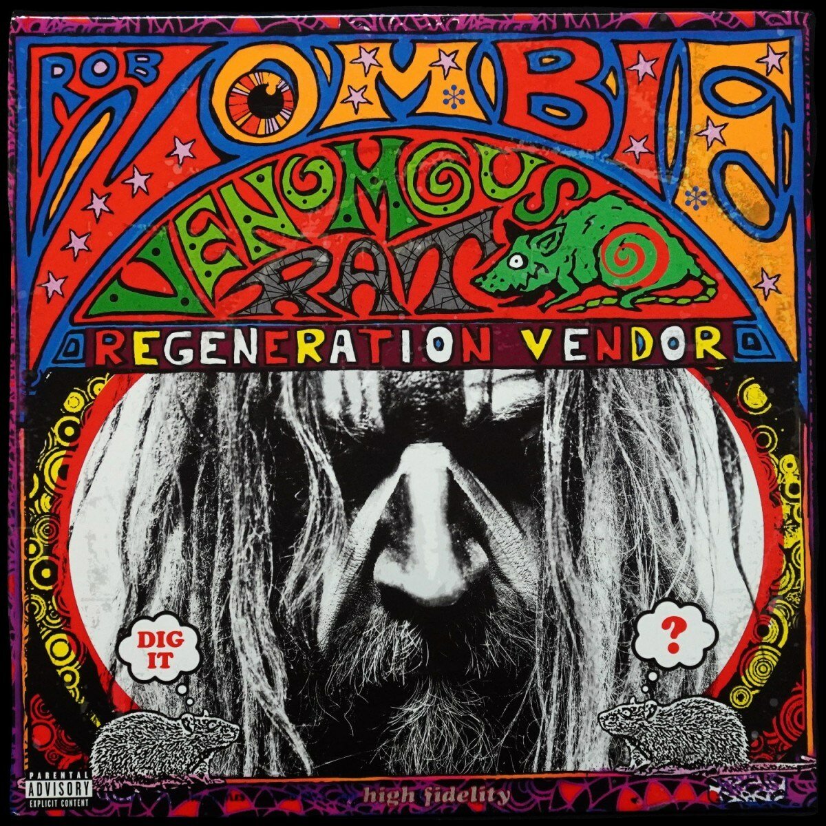 Виниловая пластинка Zodiac Rob Zombie – Venomous Rat Regeneration Vendor