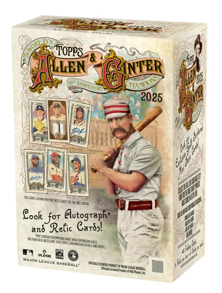 2025 Topps Allen & Ginter Baseball - Value Box Бейсбольная карточка