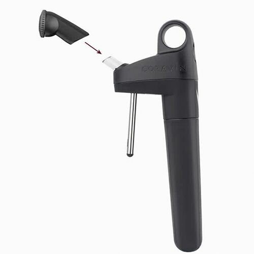 Аэратор Coravin Pivot, для системы сохранения вина, пластик, сталь, черный — фото 1
