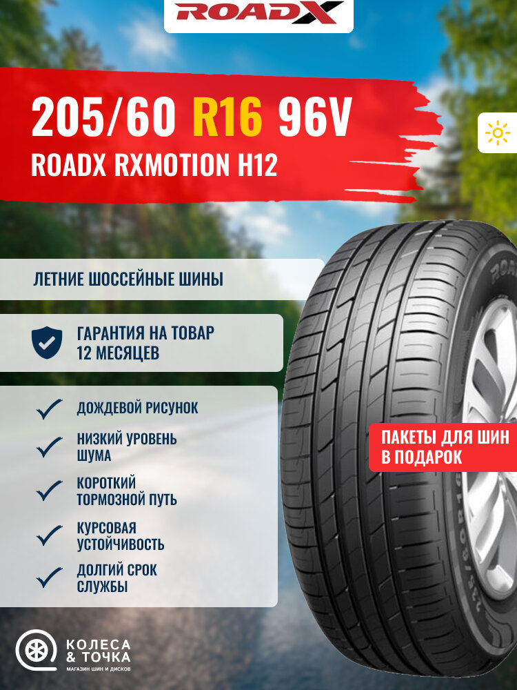ROADX RXMOTION H12 205/60R16 96V (лето) (369070)