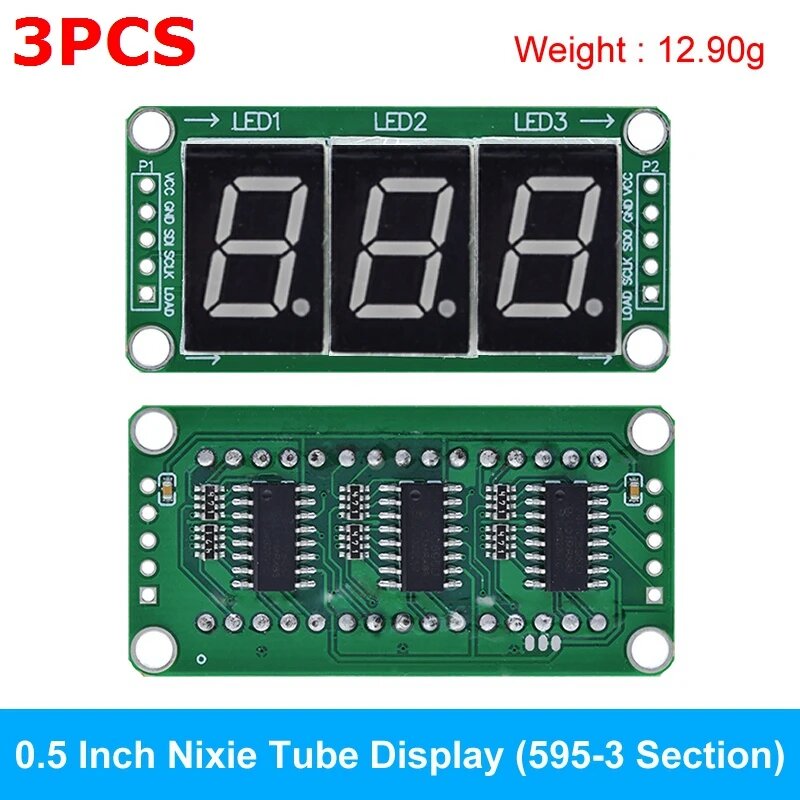 TZT Static Drive 2 3/4-сегментный светодиодный дисплейный модуль 3PCS 3 BIT
