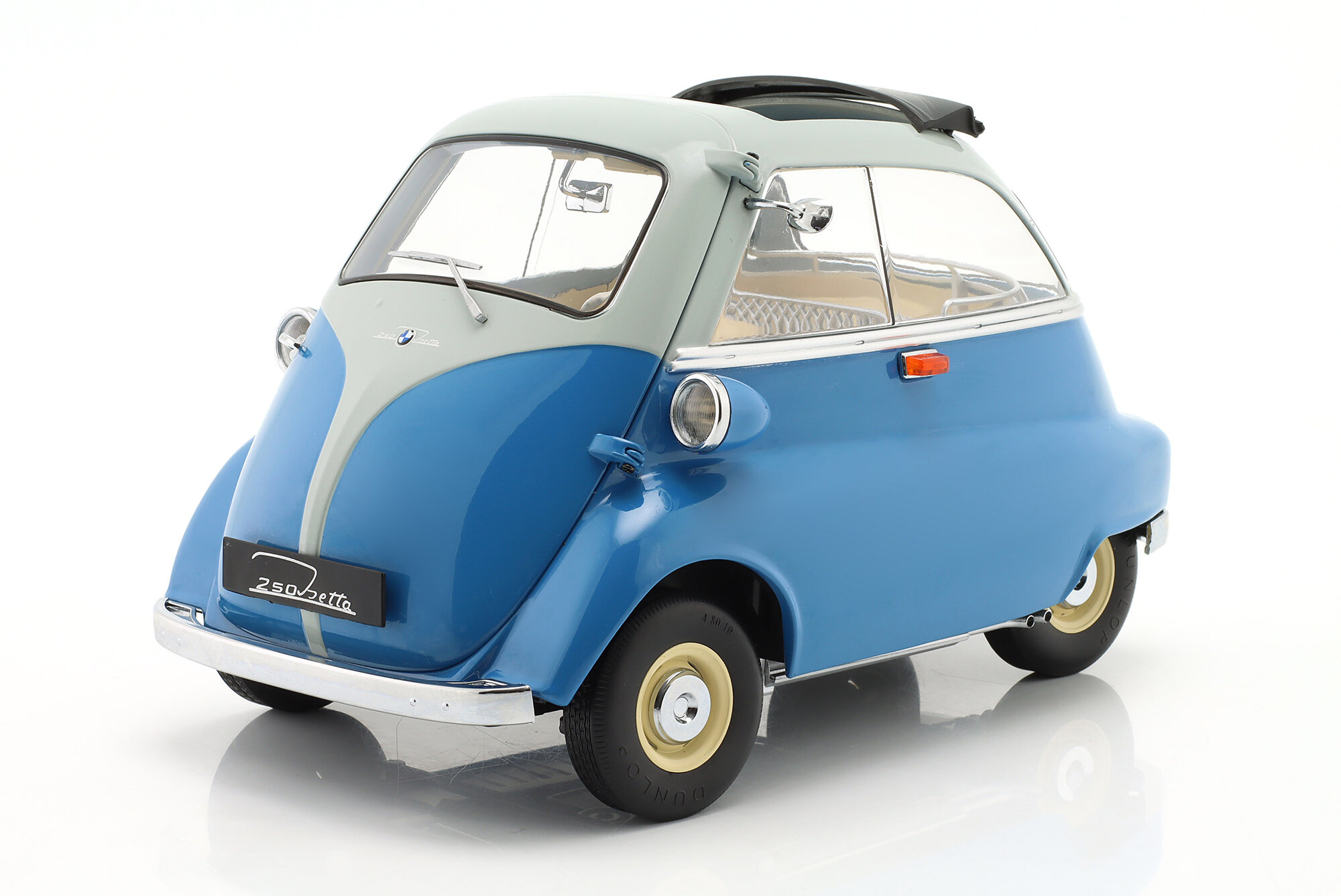 Модель коллекционная KK-SCALE Bmw 250 isetta 1959 blue/light blue