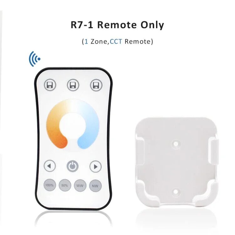 MJJC WZ1 LED Диммер 2-канальный 12-24В Белый, R7-1 (CCT) Only