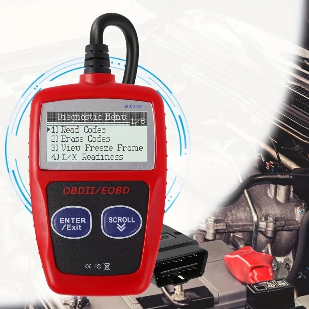 Автомобильный Диагностический Сканер OBD2: Считыватель И Очиститель Кодов Неисправностей