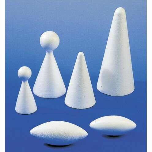 Форма EFCO "Кукла", из пенопласта, для хобби, белая