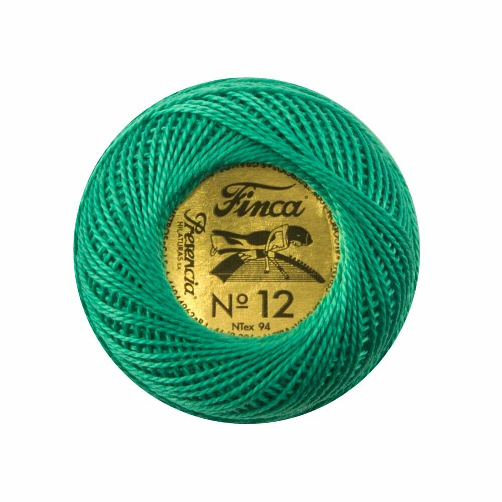 Мулине PRESENCIA HILATURAS "Finca Perle", Жемчужное, №12, однотонный цвет 4074, 1 моток