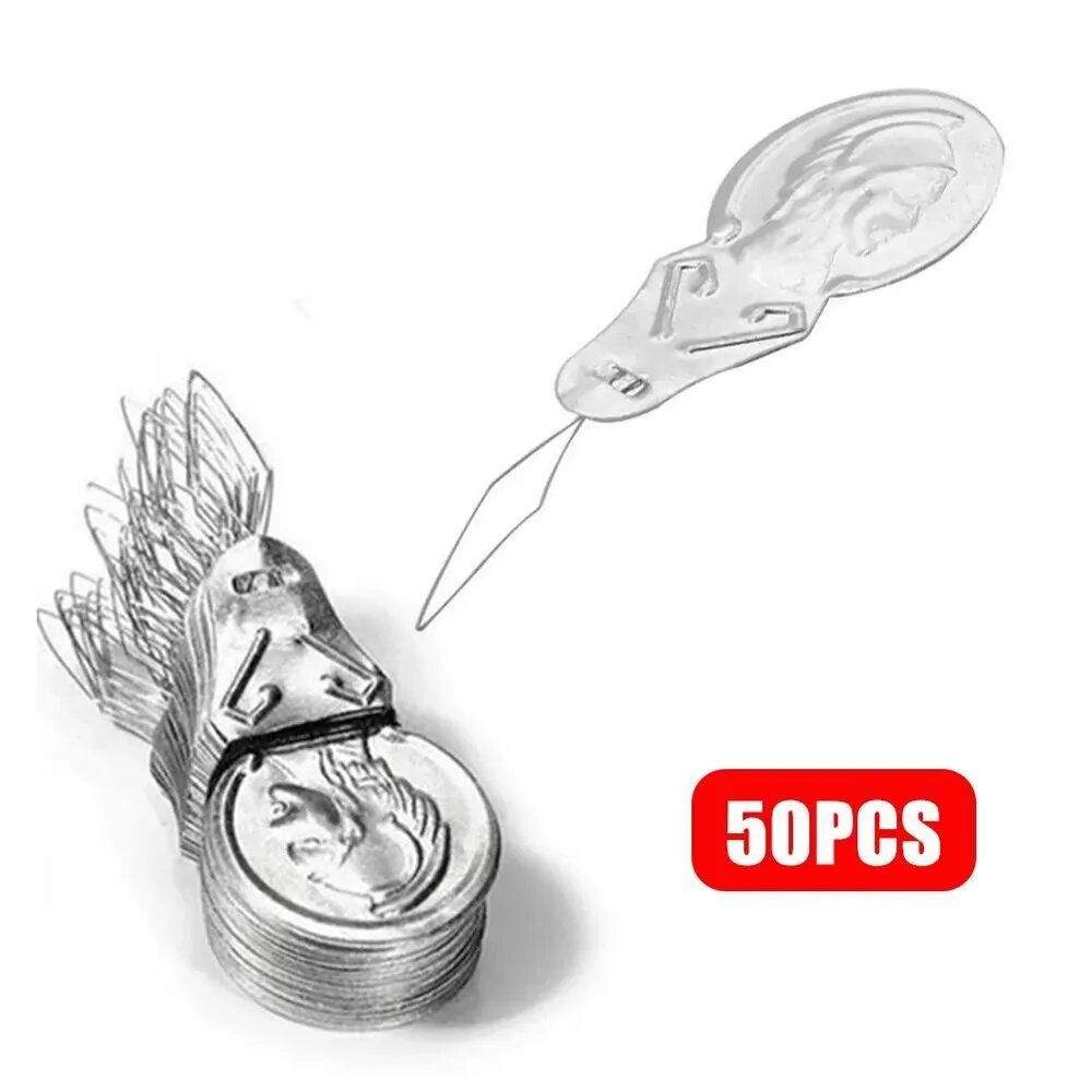 Нитевдеватель (50 штук) металлический. Нитковдеватель.