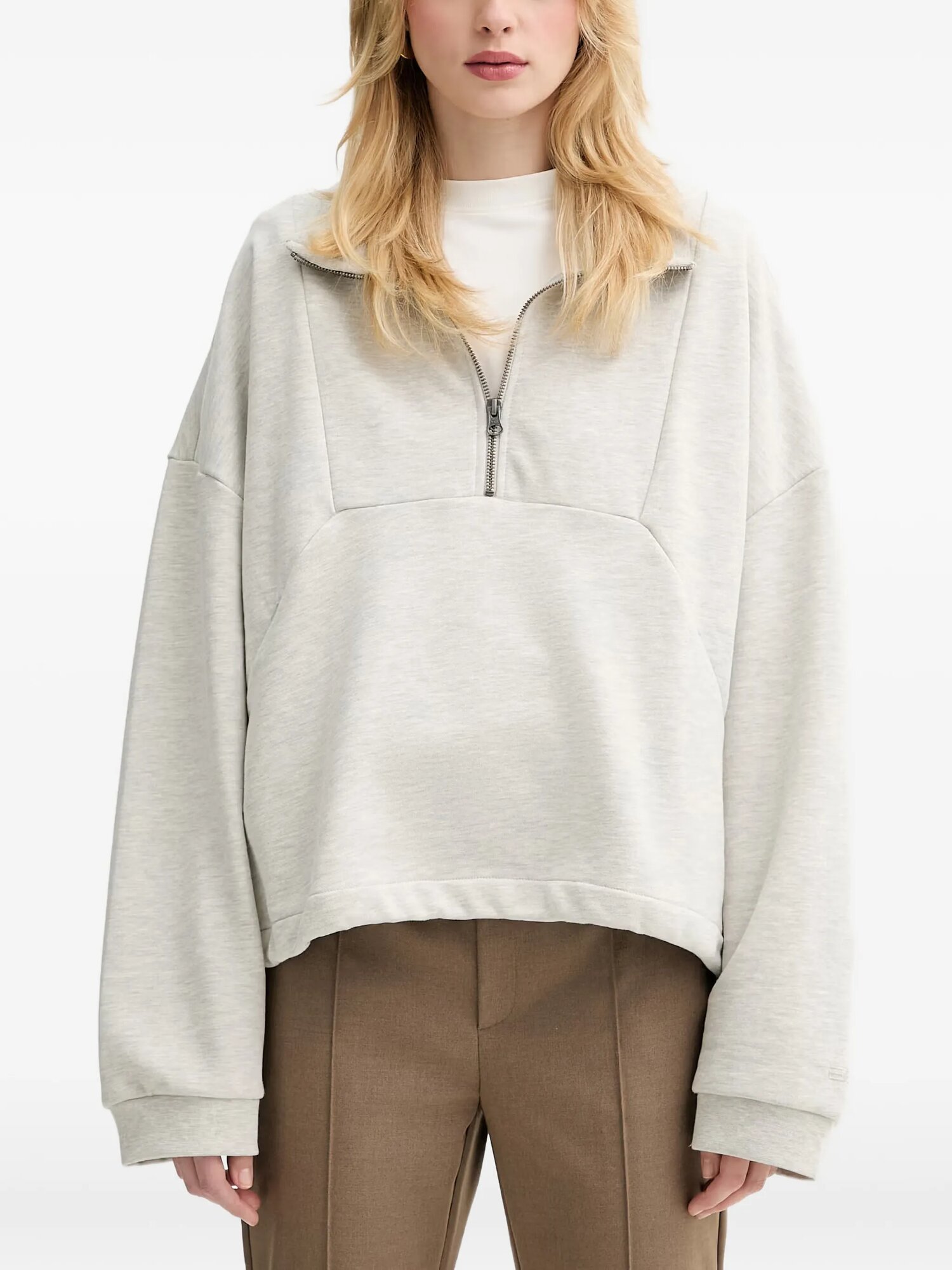 Толстовка GZnormi half-zip funnel-neck sweatshirt