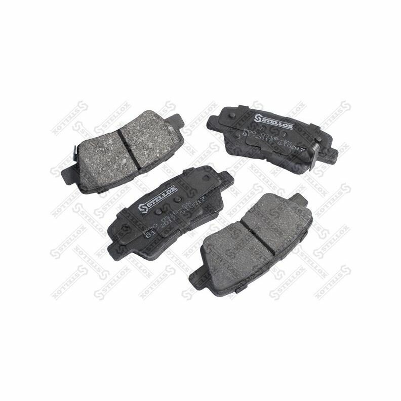 Колодки тормозные дисковые, STELLOX 000031BSX