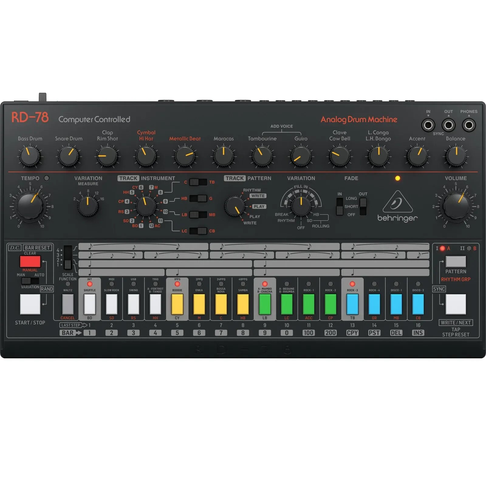 Драм-машина Behringer RD-78