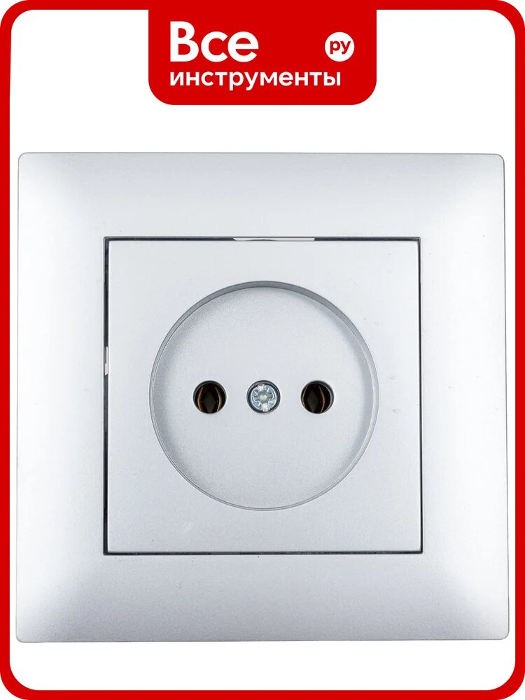 Розетка MAKEL б/з СП KAREA RIZZ 16А IP20 сереб. 88065022 надежной конструкции