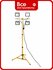 Прожектор на штативе FERON 4*50W 6400К 220V черный IP65, двойной светодиодный, х...