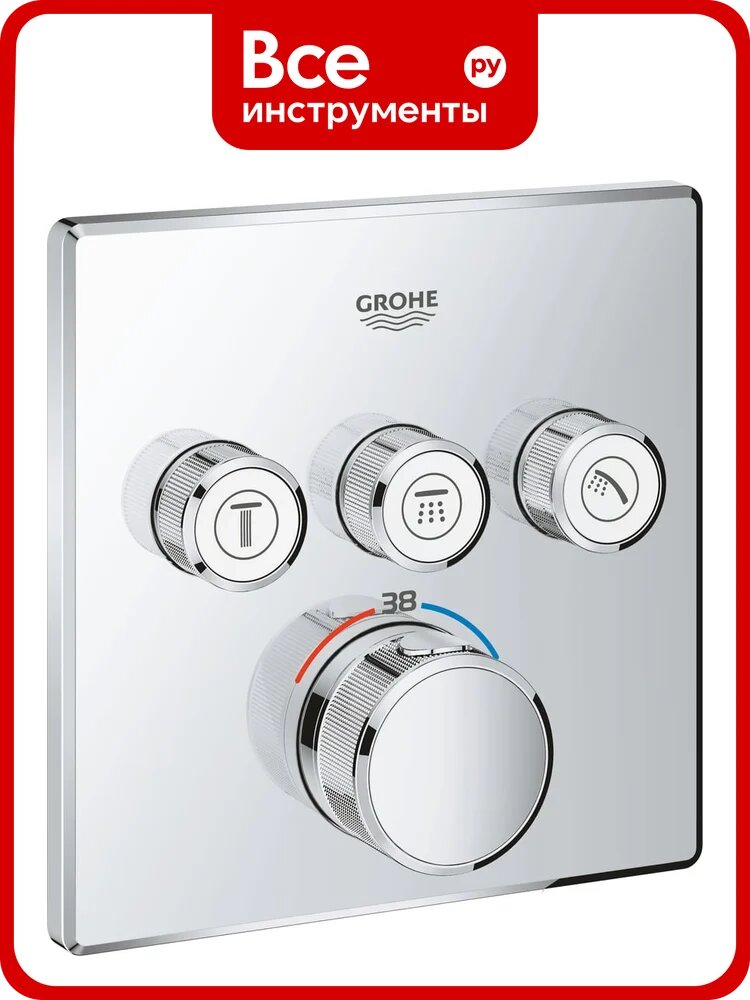Термостат для ванны и душа GROHE Grohtherm SmartControl комплект верхней монтажной части