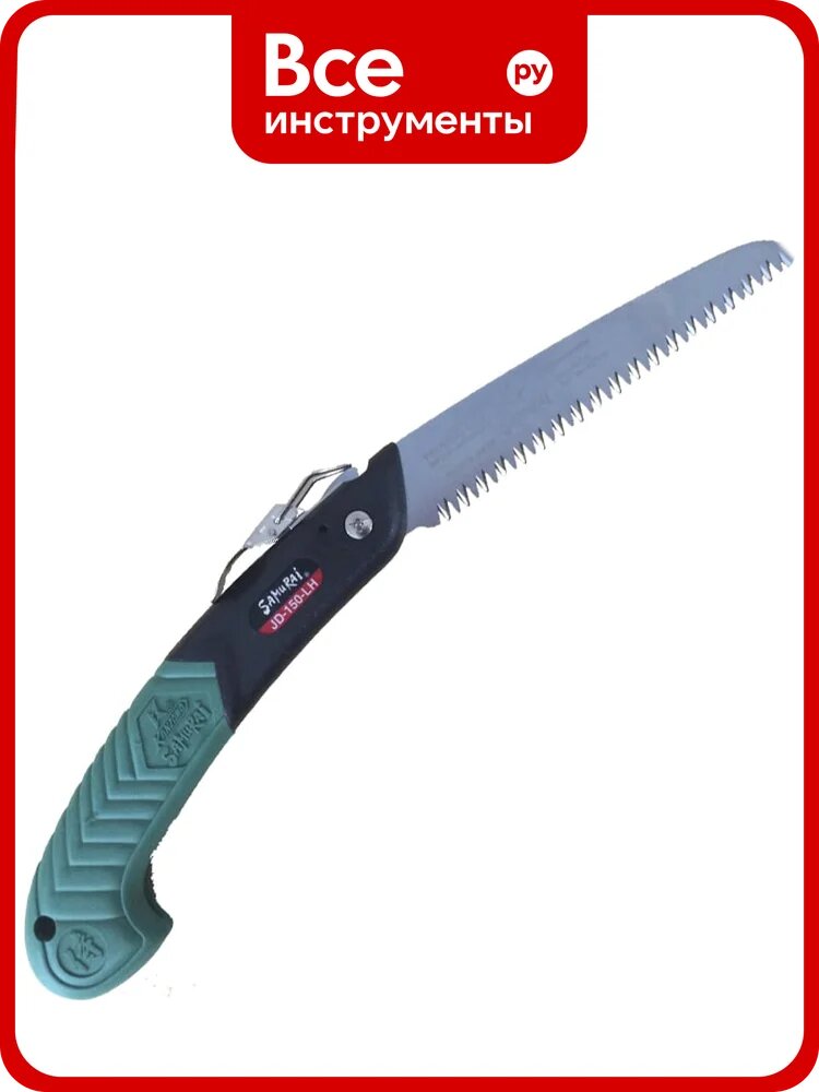 Пила складная, с прямым полотном, L=150мм/4мм, SAMURAI JD-150-LH, использования в садоводстве