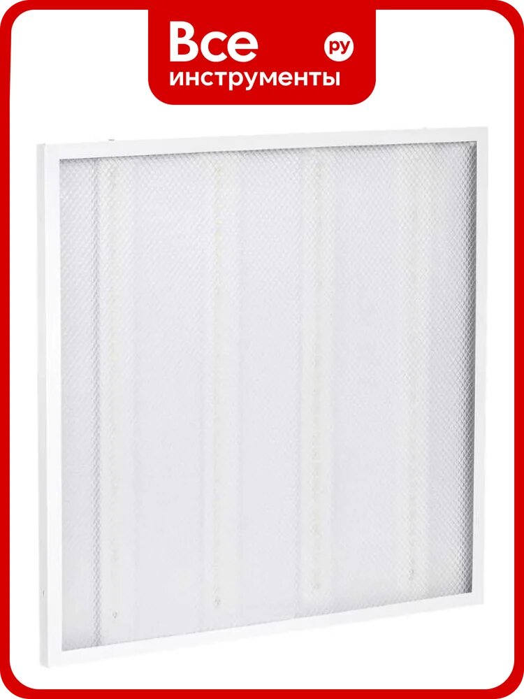 LED панель IEK ДВО 6561-P, 36вт, 4000К, 595х595х20, призма LDVO2-6561-36-4000-U-K01