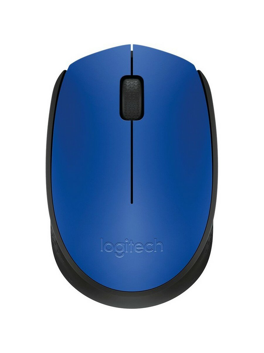Мышь беспроводная LOGITECH M171 синий (USB, 1000dpi, 3but) (910-004640)