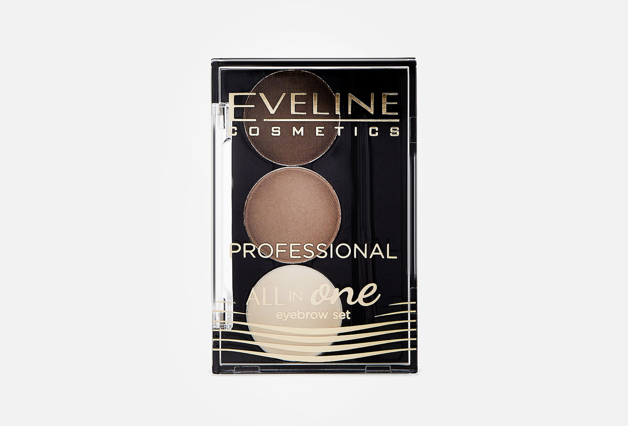 Набор теней для бровей Eveline Cosmetics, для бровей, профессиональный, №1
