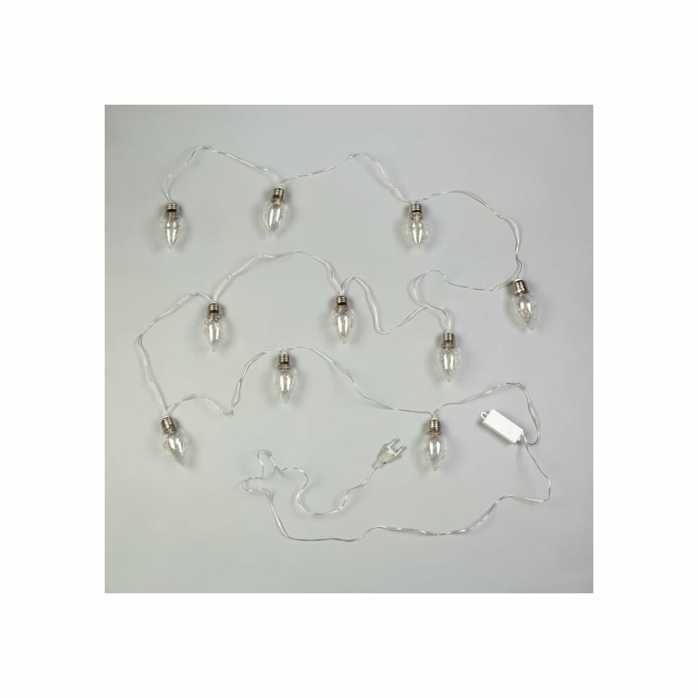 Нить Luazon ROSA 3 м, с насадками Лампочки капля 8 см, IP20, Н. С. LED-80-12V, 8 режимов, мульти 6929849 — фото 1