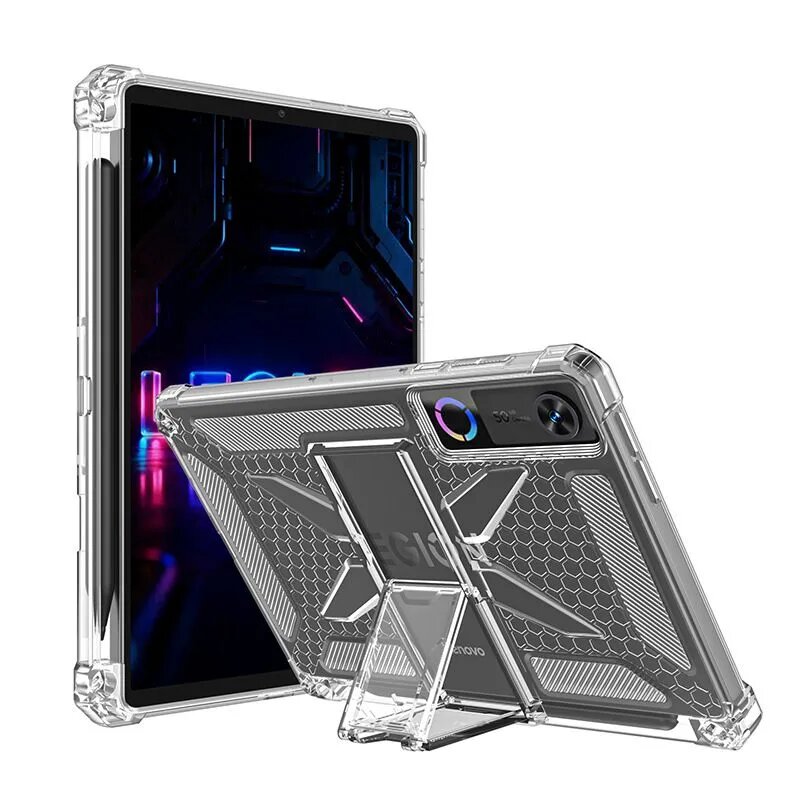 Для Lenovo Lenovo Legion Y700 5-го поколения 8.8 дюйма 2026 TB323FU защитный чехол с держателем карандаша совместимый Y700 Gen 5 8,8"Чехол подушки безопасности тпу с мягким силиконом корпуса планшета