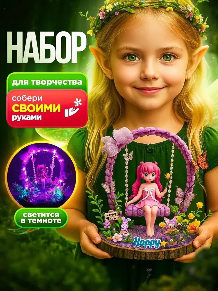 Набор для творчества, поделок и лепки для девочек