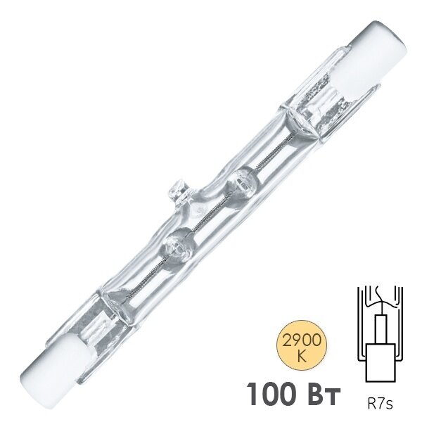 Лампа галогенная линейная Navigator 94 217 100W 230V R7s J78mm