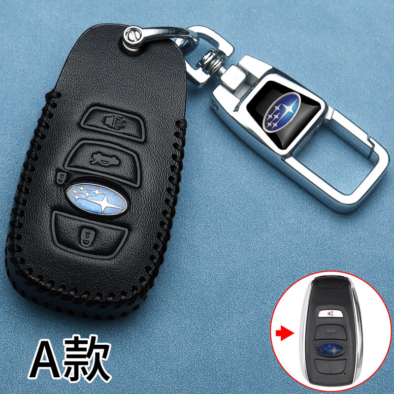 Совместимый с Subaru ключевой чехол с многофункциональным ключевым кольцом и номером для предотвращения потери для