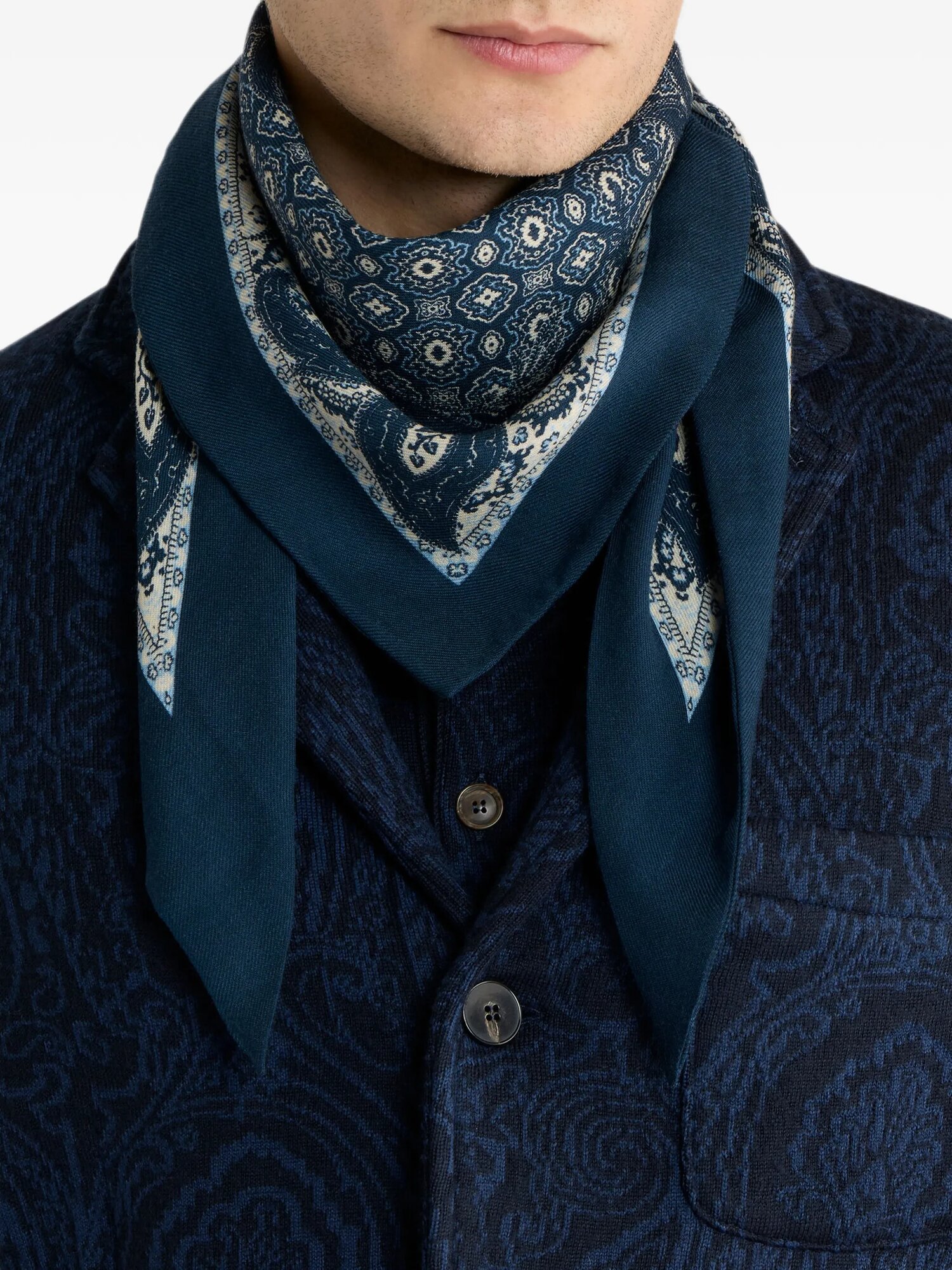 Шарф ETRO Triangular scarf для мальчиков — фото 1