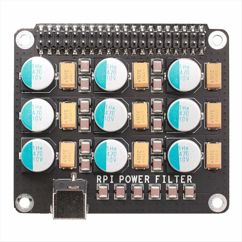 Плата очистки фильтра питания для платы аудиодекодера Raspberry Pi DAC, модуль р