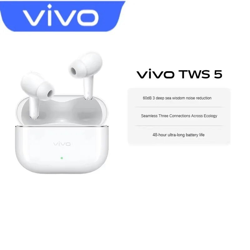 Vivo TWS 5 True Wireless беспроводные наушники Белый, white