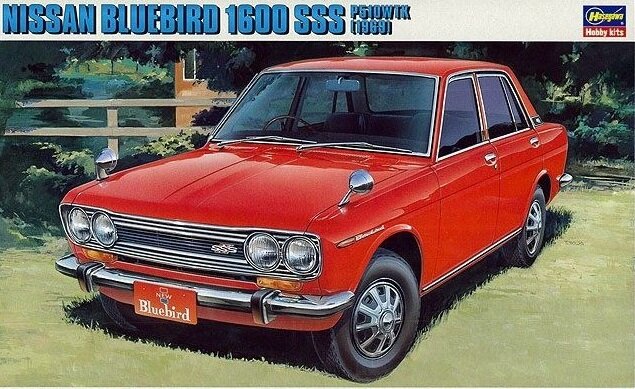 21208 Hasegawa Автомобиль The Nissan Bluebird 1600 SSS 1969 1/24