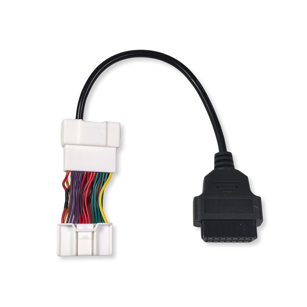 Кабель-переходник OBD2 26pin на 16pin для автомобильной диагностики, 1 шт.