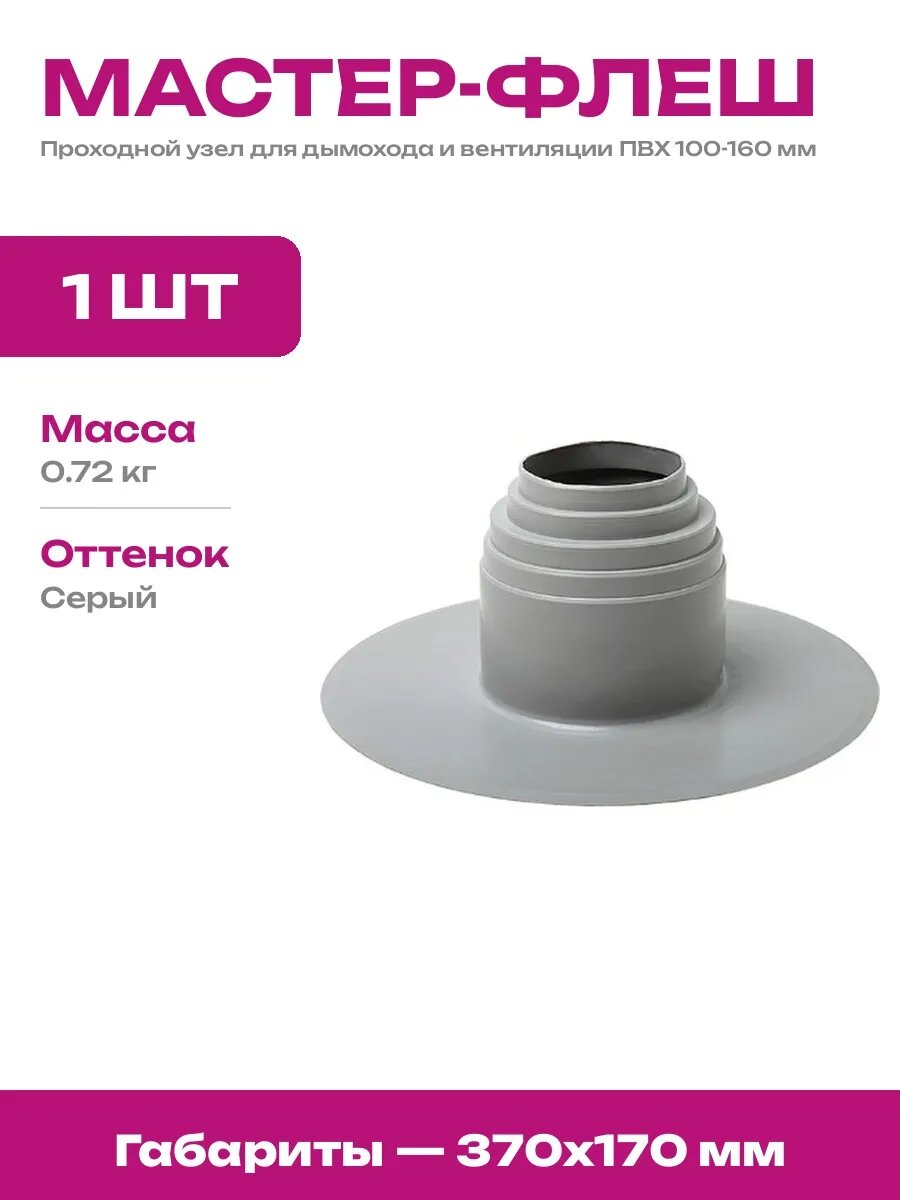 Уплотнитель кровельный ПВХ мастер флеш для скатной кровли
