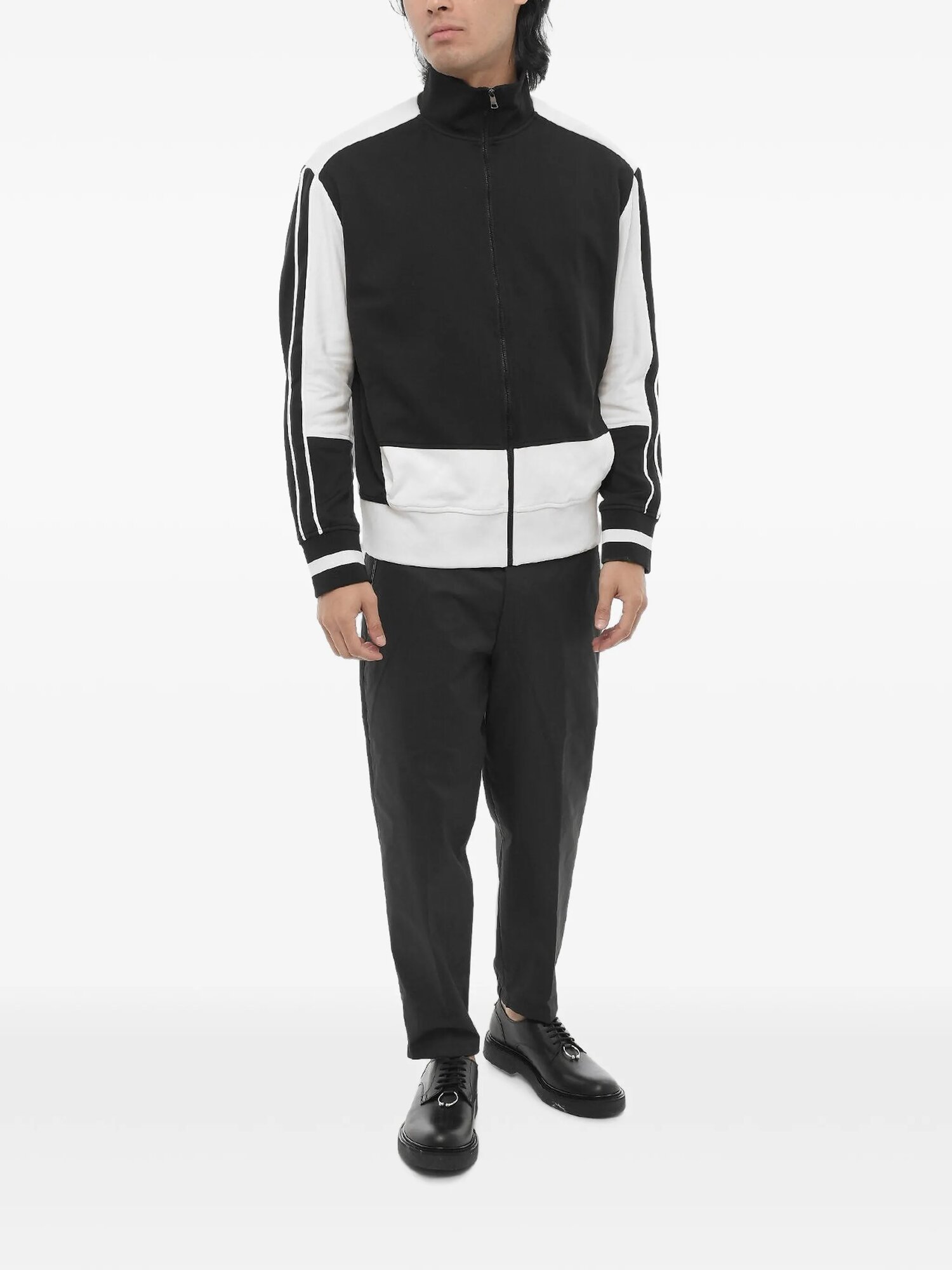 Толстовка Neil Barrett Zip-up sweatshirt, размер 50 — фото 1