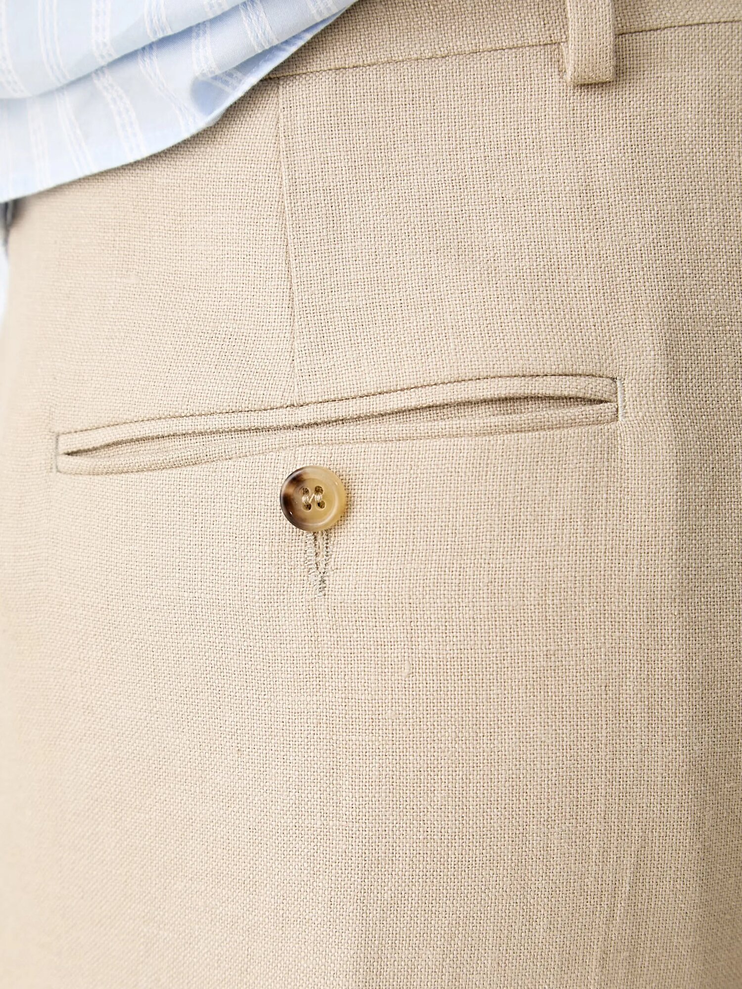 Брюки GANT Linen tailored trousers, размер 52 — фото 1