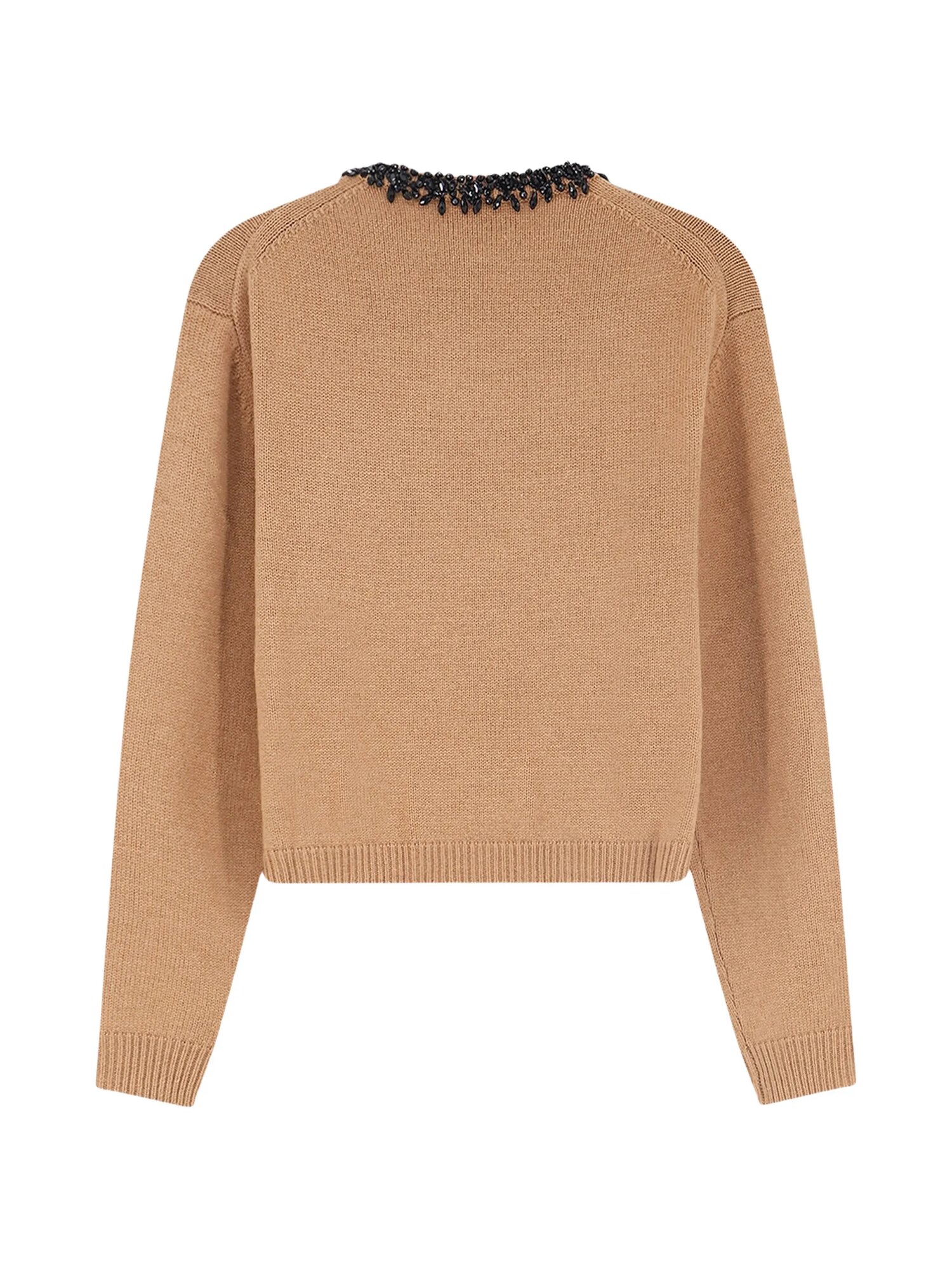 Свитер SEMICOUTURE Denny bead-embellished sweater, размер 36 — фото 1