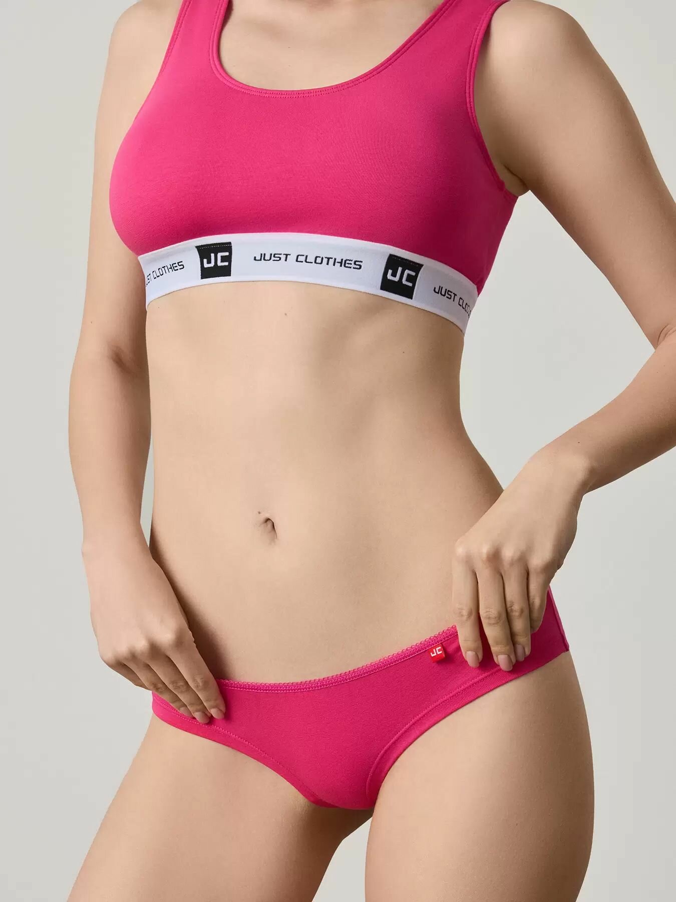 Трусы JUST CLOTHES, комплект из 3 шт., размер XS, мультиколор — фото 1