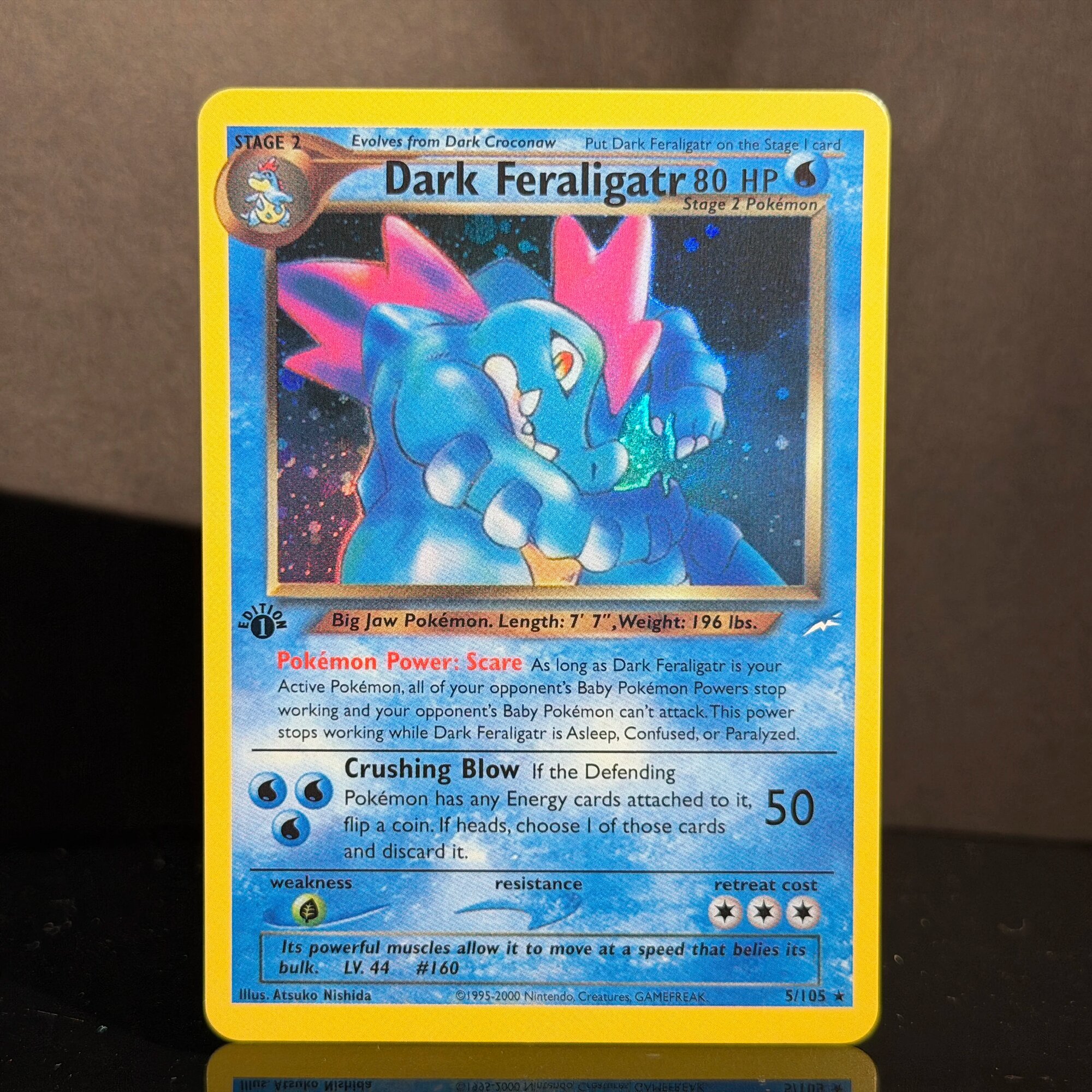 Dark Feraligatr 80 HP PTCG Promo