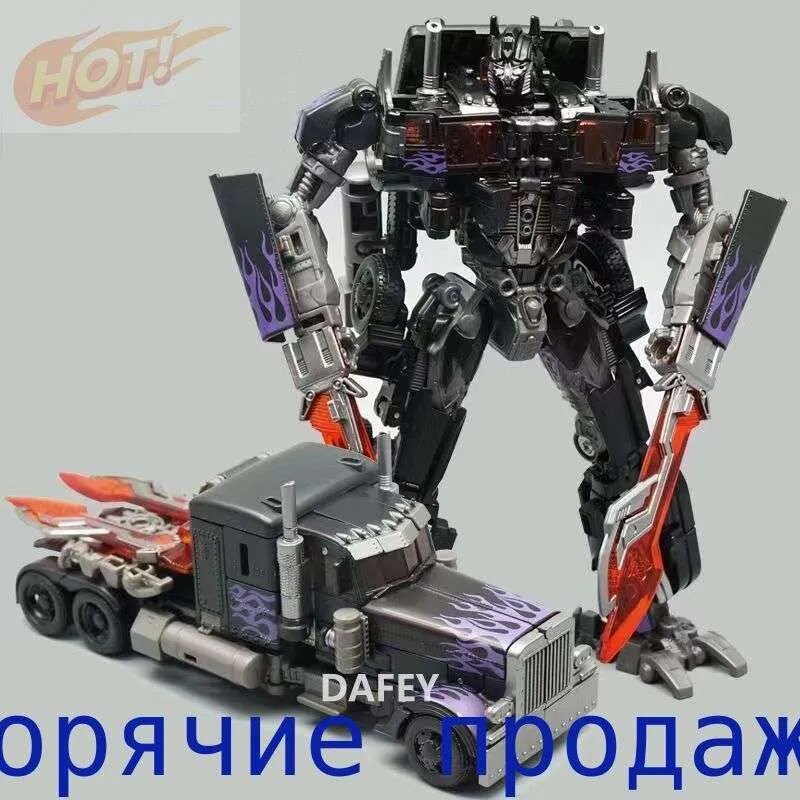Трансформер робот KIBVE Оптимус Прайм Черное 18см, ABS+Сплав