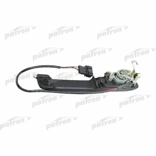 Ручка передней правой двери наружная для Volkswagen Passat B3 1988-1993 с замком и ключом, Фольксваген Пассат Б3 ручка передней правой двери наружная PATRON P20-009R, oem 3A0837208C