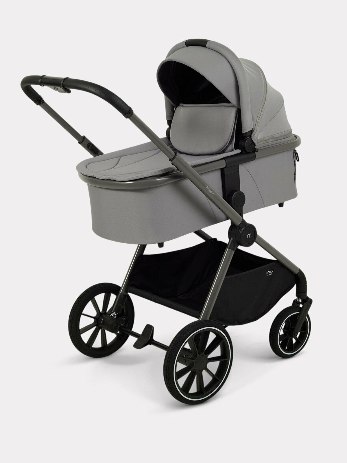 Коляска детская всесезонная MOWBaby AMBER pro (3в1) MB070 Grey