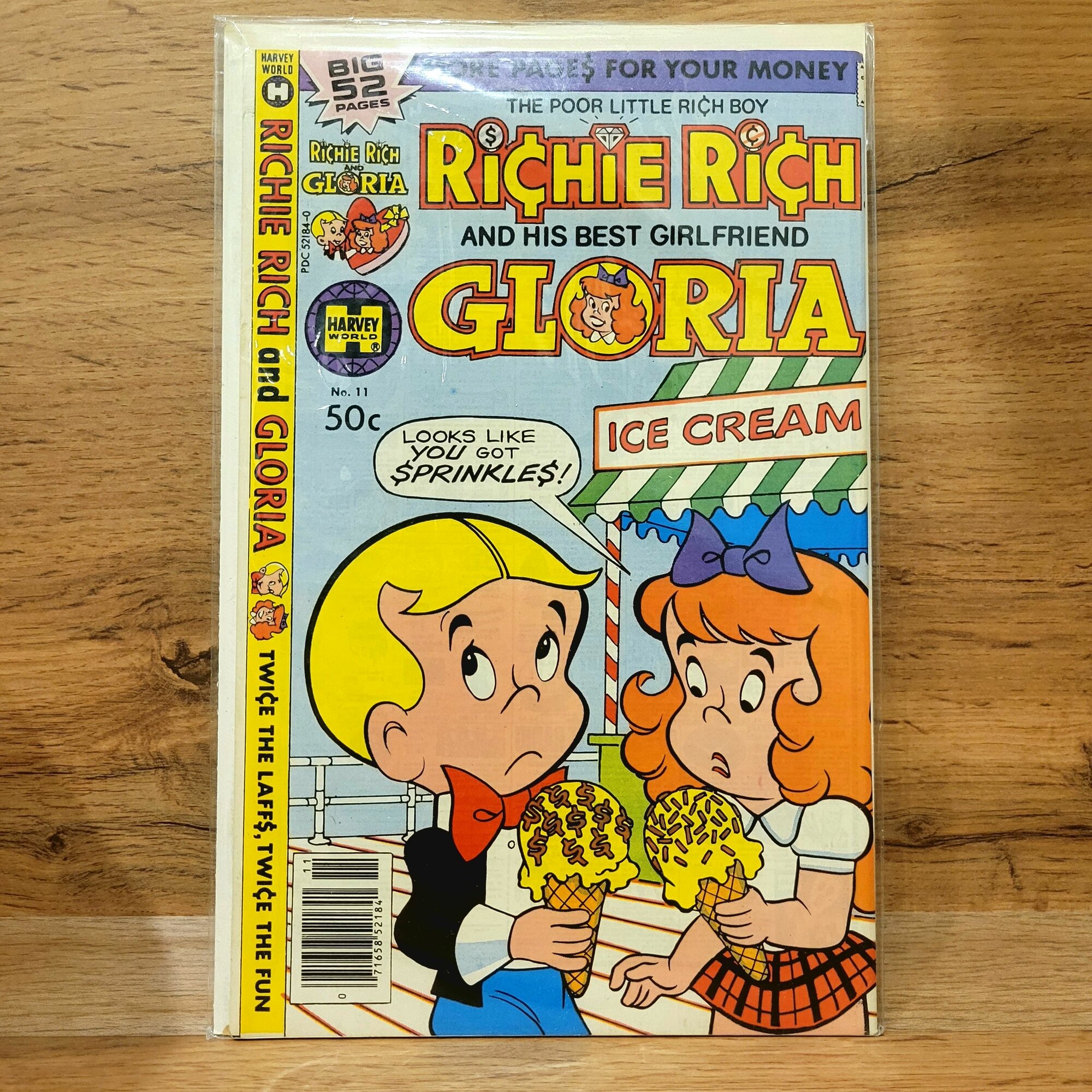 Раритетный Комикс Richie Rich Gloria #11. 1975 Год. Комикс (сингл) на английском языке